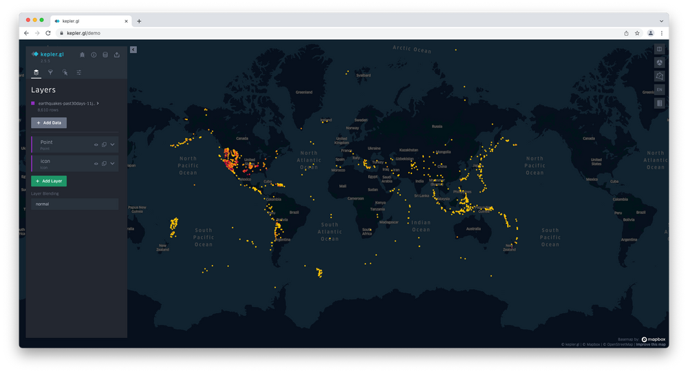 Tutorial - Create an animated visualisation with Kepler.gl