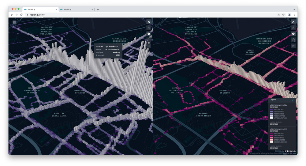 Tutorial - Create a 4D data visualisation with Kepler.gl