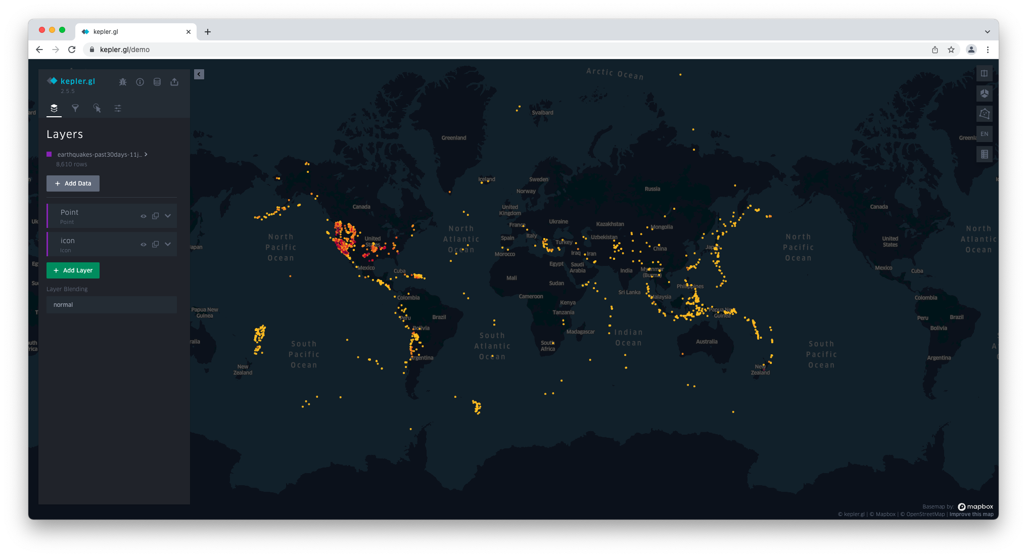 Tutorial - Create an animated visualisation with Kepler.gl