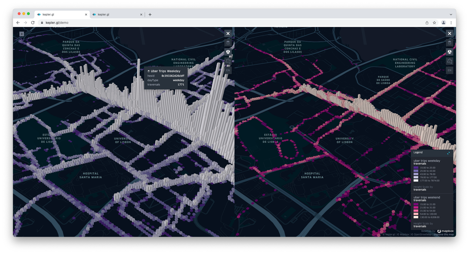 Tutorial - Create a 4D data visualisation with Kepler.gl
