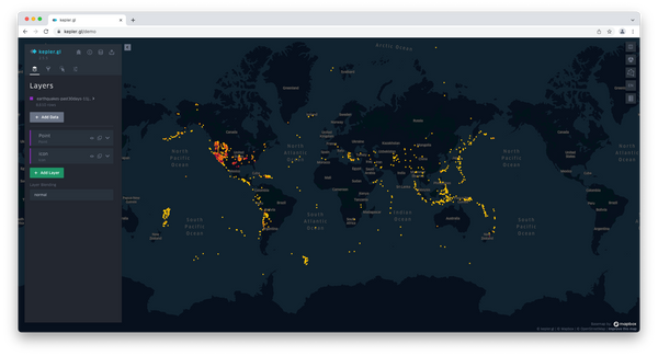 Tutorial - Create an animated visualisation with Kepler.gl