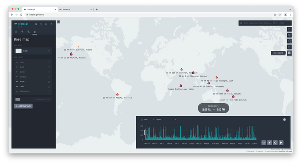 Tutorial - Create an animated visualisation with Kepler.gl