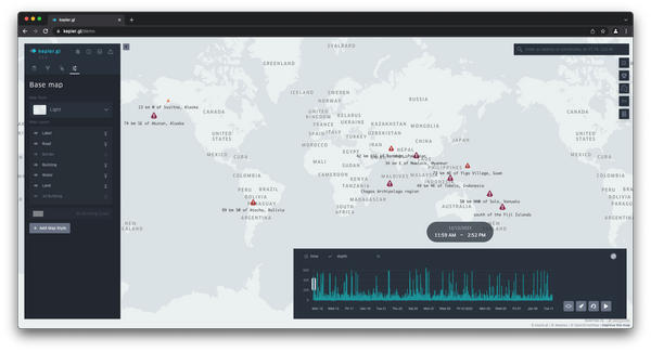 Tutorial - Create an animated visualisation with Kepler.gl