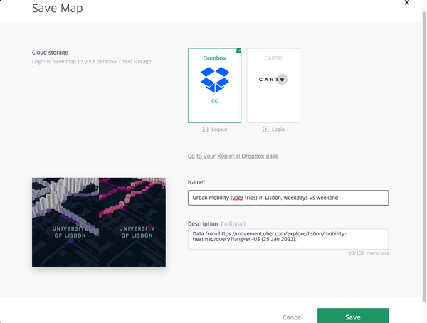 Tutorial - Create a 4D data visualisation with Kepler.gl